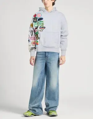 BARROW Cotton Sweatshirt With Appliqués