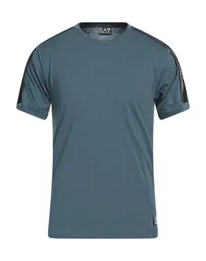 EA7 T-shirt Size Polyester, Polyamide, Elastane - Blue