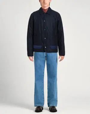 Sease Puffer Jacket In Virgin Wool Blend With Logo Detail