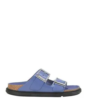 Birkenstock Blue Leather Sandals For Women
