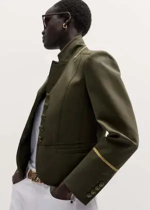 ME+EM Fitted Utility Jacket - Khaki