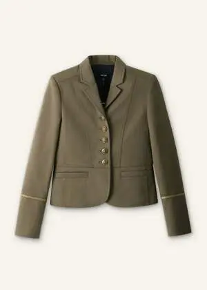 ME+EM Fitted Utility Jacket - Khaki