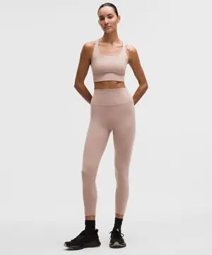 Lululemon Wunder Train No Line High-rise 25" Tights - Ashen Rose