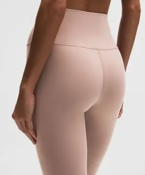 Lululemon Wunder Train No Line High-rise 25" Tights - Ashen Rose