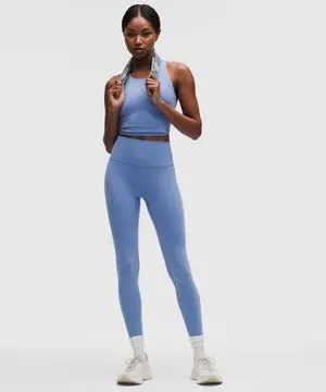 Lululemon Wunder Train No Line High-rise 25" Tights - Prep Blue
