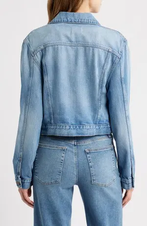 FRAME The Off Duty Denim Trucker Jacket