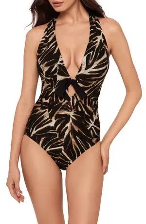 MAGICSUIT® Halle Metallic Desert Mirage One-piece Swimsuit - Black/multi