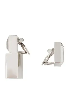 LANVIN Rhythmique Asymmetrical Crystal Earrings