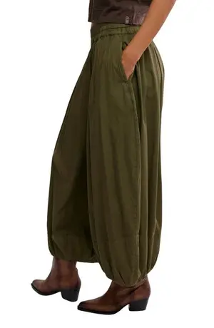 Free People Moonflower Balloon Pants - Sage