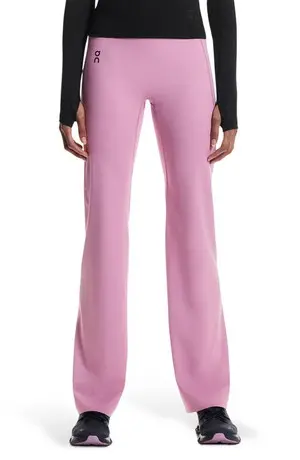 On Studio High Waist Flared Leggings - Sakura