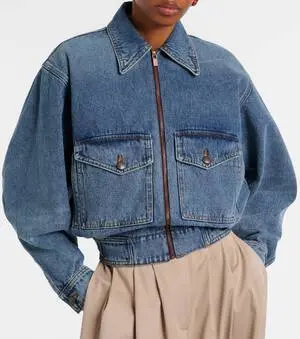 Magda Butrym Denim Trucker Jacket