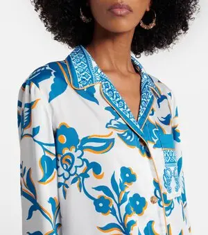Etro Printed Crêpe-de-chine Blouse - Multicoloured