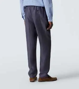 Etro Linen Slim Pants