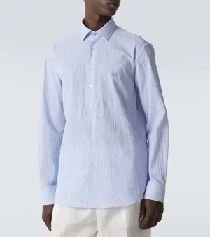 Etro Roma Striped Cotton Shirt