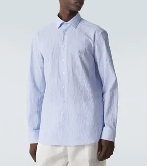 Etro Roma Striped Cotton Shirt