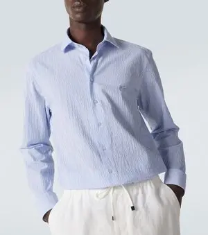 Etro Roma Striped Cotton Shirt