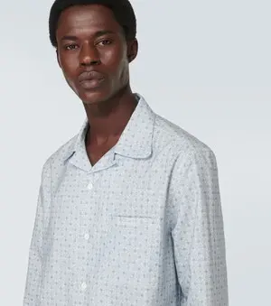 Brunello Cucinelli Printed Cotton Shirt