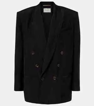 Saint Laurent Double Breasted Blazers For Women