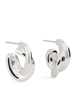 Lié Studio The Diana Hoop Earrings - Silver