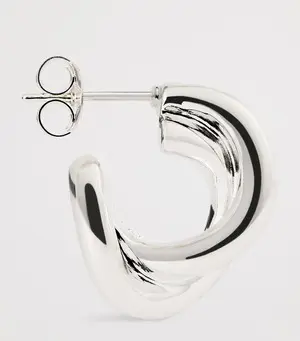 Lié Studio The Diana Hoop Earrings - Silver