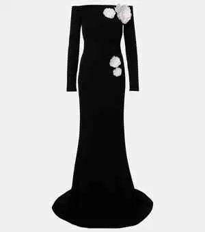 Safiyaa Pleated Evening Dresses