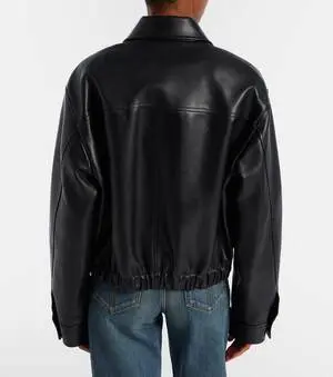 Versace Leather Blouson Jacket