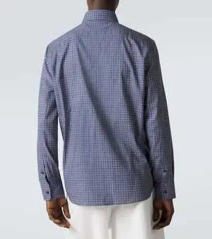 Brunello Cucinelli Printed Cotton Shirt
