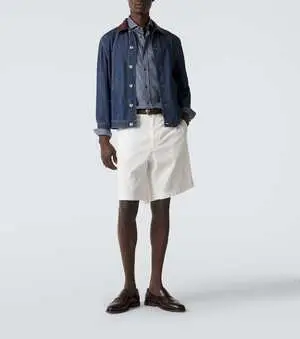 Brunello Cucinelli Printed Cotton Shirt