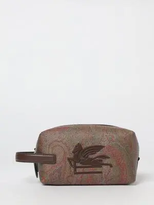 Etro Paisley Print Pegasus Logo Pouch - Multicolor