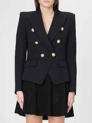 Balmain Double Breasted Blazer - Black