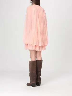 Chloé Gathered Tiered Dress - Pink