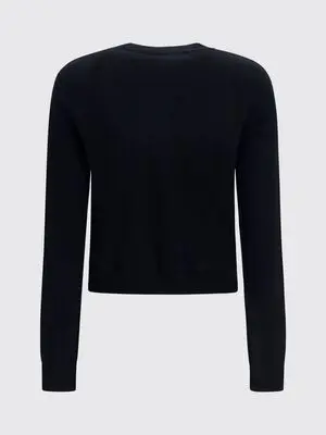 LISA YANG Slim Fit Pure Cashmere Crewneck Cardigan - Black