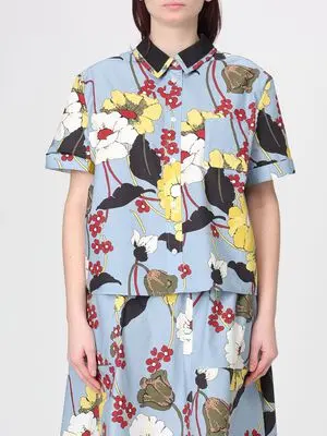 Marni Floral Print Shirt - Sky