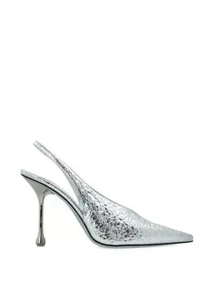 Jimmy Choo Silver Tone Pumps