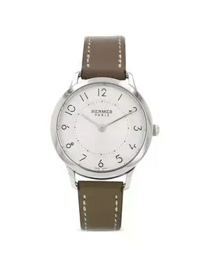 Hermès 2010's Slim D' 32mm Watch - White