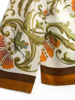 Hermès 1980s Cheval Turc Silk Scarf