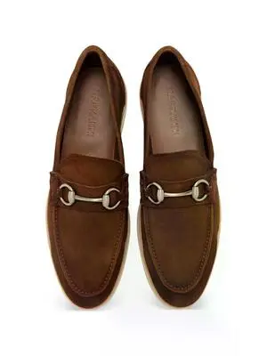 Magnanni Penny-strap Suede Loafers