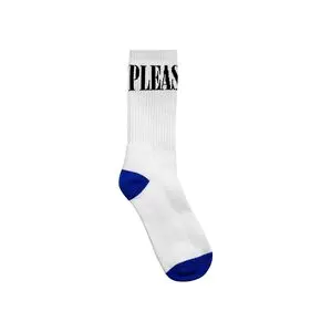 PLEASURES Monitor Socks - White