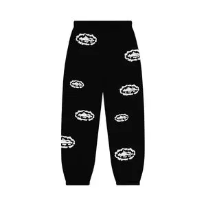DENIM TEARS X Cortiez Island Wreath Sweatpants - Black