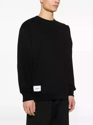WTAPS Logo Patch Crew-neck Sweatshirt