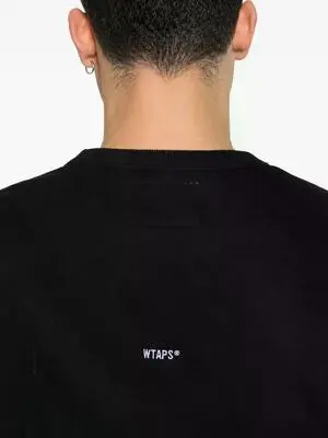 WTAPS Logo Patch Crew-neck Sweatshirt