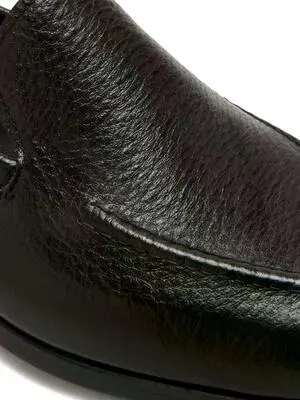 Magnanni Topstitched Leather Loafers