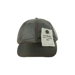 Acne Studios Curved Brim Baseball Cap - Grey