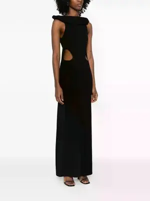 COWBOYS OF HABIT Off-shoulder Cutout Maxi Dress