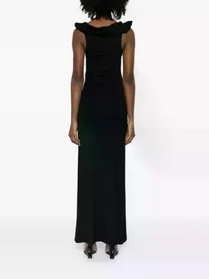 COWBOYS OF HABIT Off-shoulder Cutout Maxi Dress