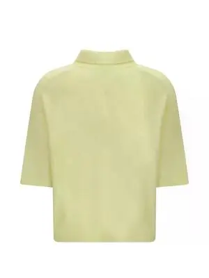 ALLUDE Button Short-sleeve Knitwear