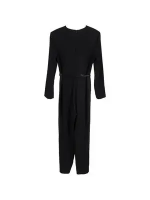 Maje V-neck Self-tie Jumpsuit