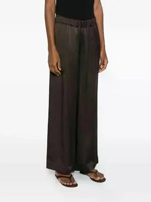 LIBEROWE Pleated Front Palazzo Trousers