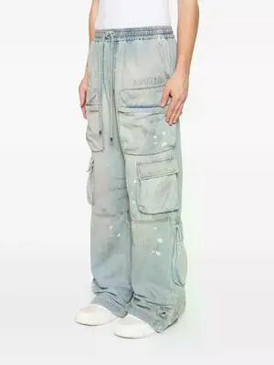 Amiri Drawstring-fastening Cargo Jeans - Blue