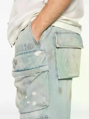 Amiri Drawstring-fastening Cargo Jeans - Blue
